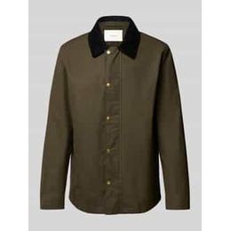 Selected Homme Regular Fit Wachsjacke aus reiner Baumwolle Modell 'WALTER'