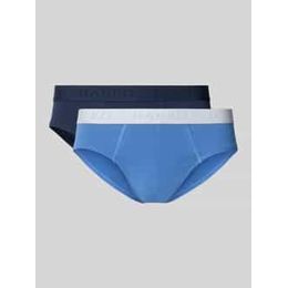 Hanro Slip mit elastischem Logo-Bund im 2er-Pack