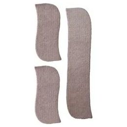Teppich Heine HOME Gr. 3, grau (taupe), B:65cm H:25mm L:140+270cm, Kunstfaser, Polyester, Teppiche