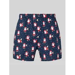 Christian Berg Boxershorts im Allover-Look mit elastischem Bund