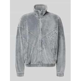 Hugo Oversized Sweatjacke aus Baumwoll-Mix Modell 'DELSO'