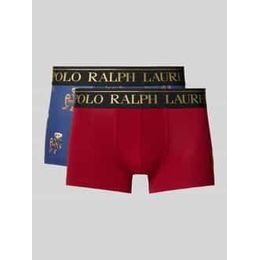 Polo Ralph Lauren Underwear Trunks mit elastischem Logo-Bund im 2er-Pack