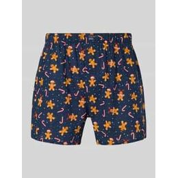 Christian Berg Boxershorts im Allover-Look mit elastischem Bund