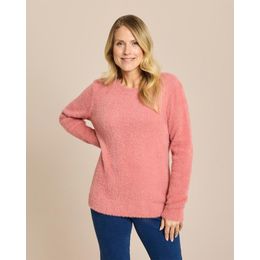 Helena Vera Flausch-Pullover mit Rundhals