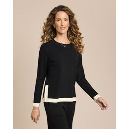 THOMAS RATH Boxy Strickpullover mit Knöpfen