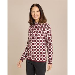 Helena Vera Pullover Signature mit Logo-Jacquard