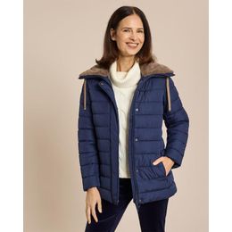 Helena Vera Steppjacke mit Webpelzkragenfutter