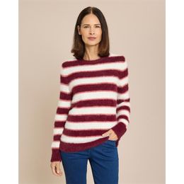 Helena Vera Pullover Flauschgarn Streifen-Optik