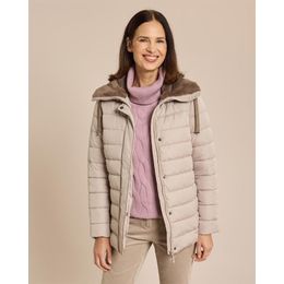 Helena Vera Steppjacke mit Webpelzkragenfutter