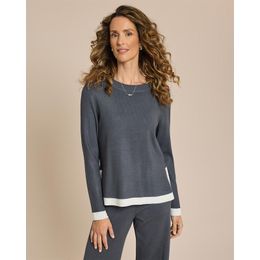 THOMAS RATH Boxy Strickpullover mit Knöpfen