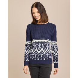 Helena Vera Pullover mit Zopf Details