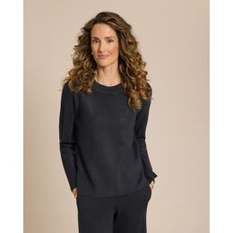 THOMAS RATH Boxy Strickpullover mit Knöpfen