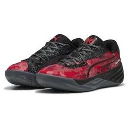 Sneaker Puma "All-Pro NITROTM DA Basketballschuhe Erwachsene", Gr. 42, rot (for all time rot), Obermaterial: Synthetik, Textil; Futter: Textil; Innensohle: Textil; Laufsohle: Gummi, Schuhe