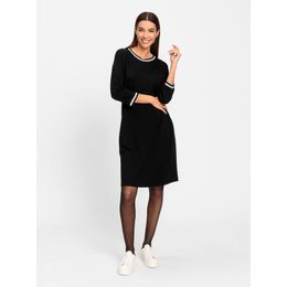 Heine Witt Damen Freizeitkleid im Athleisure-Look, schwarz, Gr&ouml;&szlig;e 40