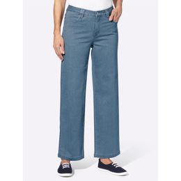 WITT Damen Jeans in weiter Form, blue-bleached, Gr&ouml;&szlig;e 50