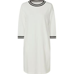Heine Witt Damen Freizeitkleid im Athleisure-Look, ecru, Gr&ouml;&szlig;e 36