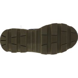 sheego Damen Stiefelette mit Schn&uuml;rung, schwarz-khaki, Gr&ouml;&szlig;e 40