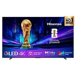 HISENSE QLED-Fernseher "100E7Q PRO", Energieeffizienz: E (A-G), transparent (schwarz), 100 ′′, Fernseher, 4K UHD QLED