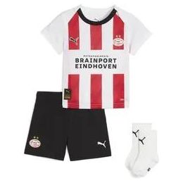 Trainingsanzug Puma "PSV Eindhoven 25/26 Heimtrikot-kit Kinder", Kinder, Gr. 80, rot (for all time rot weiß), Obermaterial: 100% Polyester; Rippe: 100% Polyester, Sportanzüge