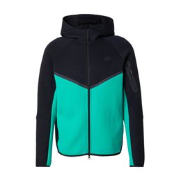 Nike Sportswear Sweatjacke 'Tech Fleece' Herren Gr&ouml;&szlig;e XXL t&uuml;rkis / schwarz