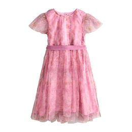 next Kleid M&auml;dchen Gr&ouml;&szlig;e 122 pastellorange / pink