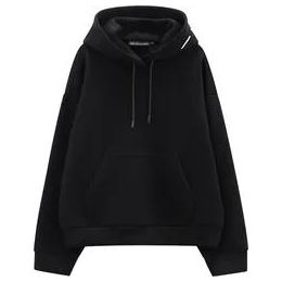 Kapuzenpullover CMP, Damen, Gr. M, schwarz (nero), Obermaterial: 70% Polyester, 25% Viskose, 5% Elasthan, sportlich, Pullover