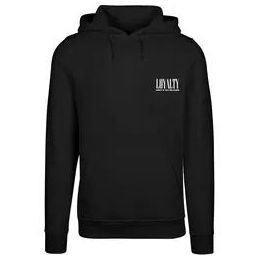 Mister Tee Kapuzensweatshirt MISTERTEE "MisterTee Unity By Blood Tee", Herren, Gr. 3XL, schwarz, 65% Baumwolle, 35% Polyester, bedruckt, Langarm, Sweatshirts