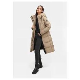 Winterjacke Marikoo "Tabiaa", Damen, Gr. S, taupe grau, Obermaterial: 100% Polyester; Futter: 100% Polyester; Wattierung: 100% Polyester; Ärmelfutter: 100% Polyester, Jacken, Bewegungsschlitz am unteren Saum