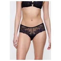 Maxislip Triumph "Wild Gardenia Florale", Damen, Gr. 44, schwarz, Microtouch;Spitze, Obermaterial: 77% Lyocell, 23% Elasthan, körpernah, Unterhosen, weiche Spitze vorn, Satin-Bund, elastisch