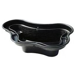 Fertigteich Ubbink "Calmuss SII", schwarz, B:90cm H:45cm L:135cm, Polyethylen (PE), Teichschalen
