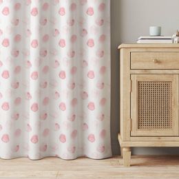 Vorhang Aquarell Punkte Rosa - blickdichte Gardine Aquarell Illustration Muster Kinderzimmer Baby Babyzimmer M&auml;dchen M&auml;dchenzimmer Rosa