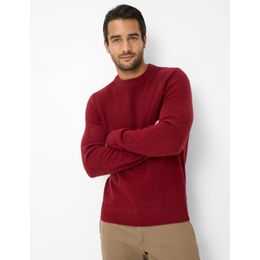 Brax Herren Strickpullover Style RICK red wine, dunkelrot, Gr. 4XL