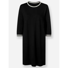 Heine Witt Damen Freizeitkleid im Athleisure-Look, schwarz, Gr&ouml;&szlig;e 34