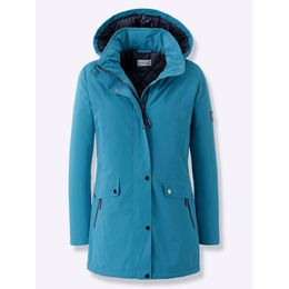 WITT Damen Outdoorjacke mit Stepp-Futter, topas, Gr&ouml;&szlig;e 44