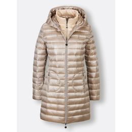 CREATION L PREMIUM Witt Damen Daunenjacke 2-in-1 Optik, sesam-elfenbein, Gr&ouml;&szlig;e 38