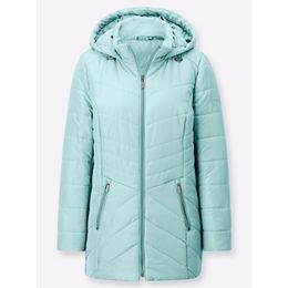 WITT Damen Steppjacke mit Innentasche, kalkmint, Gr&ouml;&szlig;e 36