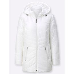 WITT Damen Steppjacke mit Innentasche, ecru, Gr&ouml;&szlig;e 42