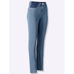 WITT Damen Jeans in Stretch-Qualit&auml;t, blue-bleached, Gr&ouml;&szlig;e 42