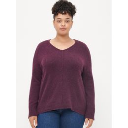 Only Carmakoma Pullover 'CARWHITNEY' Damen Gr&ouml;&szlig;e 5XL/6XL cyclam