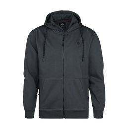 PETROL INDUSTRIES Sweatjacke Herren Größe S graphit / schwarz