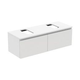 Ideal Standard Finesse Schrank mit Konsolenplatte B: 120,2 H: 38,8 T: 44 cm, 2 Ausz&uuml;ge, E3475Y1,