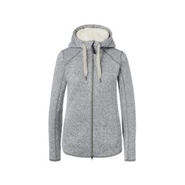 Tchibo - Teddy-Strickfleecejacke - Damen - Gr. XL - grau