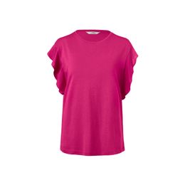 Tchibo - Shirt mit Volant - Damen - Gr. M - pink