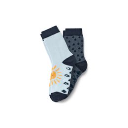 Tchibo - 2 Paar Kleinkind-Antirutsch-Socken - Herren - Gr. 23-26 - dunkelblau