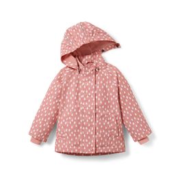 Tchibo - Kleinkind-Thermo-Regenjacke - Mädchen - Gr. 110/116 - weiß/print