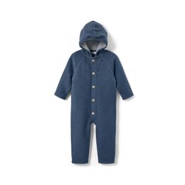 Tchibo - Baby-Walkoverall mit Merinowolle - Herren - Gr. 98/104 - blau