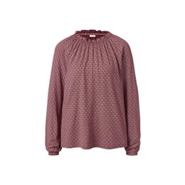 Tchibo - Bedrucktes Blusenshirt - Damen - Gr. M - dunkelrot/print