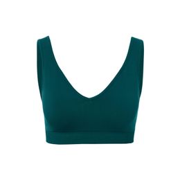 Tchibo - Seamless-Sport-Bustier - Damen - Gr. L - smaragdgrün