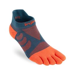 injinji Run Technical No-Show Bekleidung Damen orange S