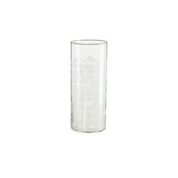 HOME STORY Windlicht Häuser transparent/klar Glas Maße (cm): H: 25 Ø: 10.0 » Möbel Kraft